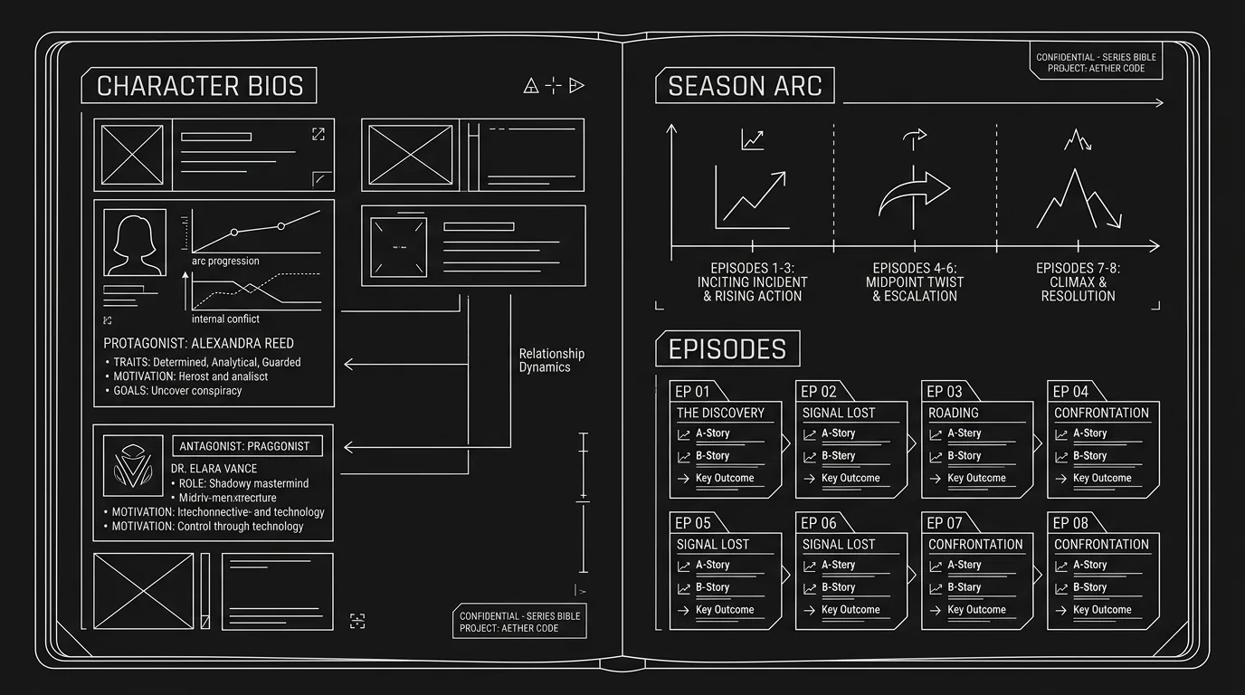 TV Series Bibles: Essential Components for 2026 | ScreenWeaver Blog